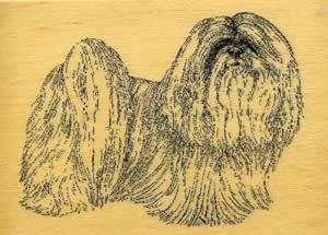 Amazon.com: LHASA APSO Rubber Stamp : Arts, Crafts & Sewing