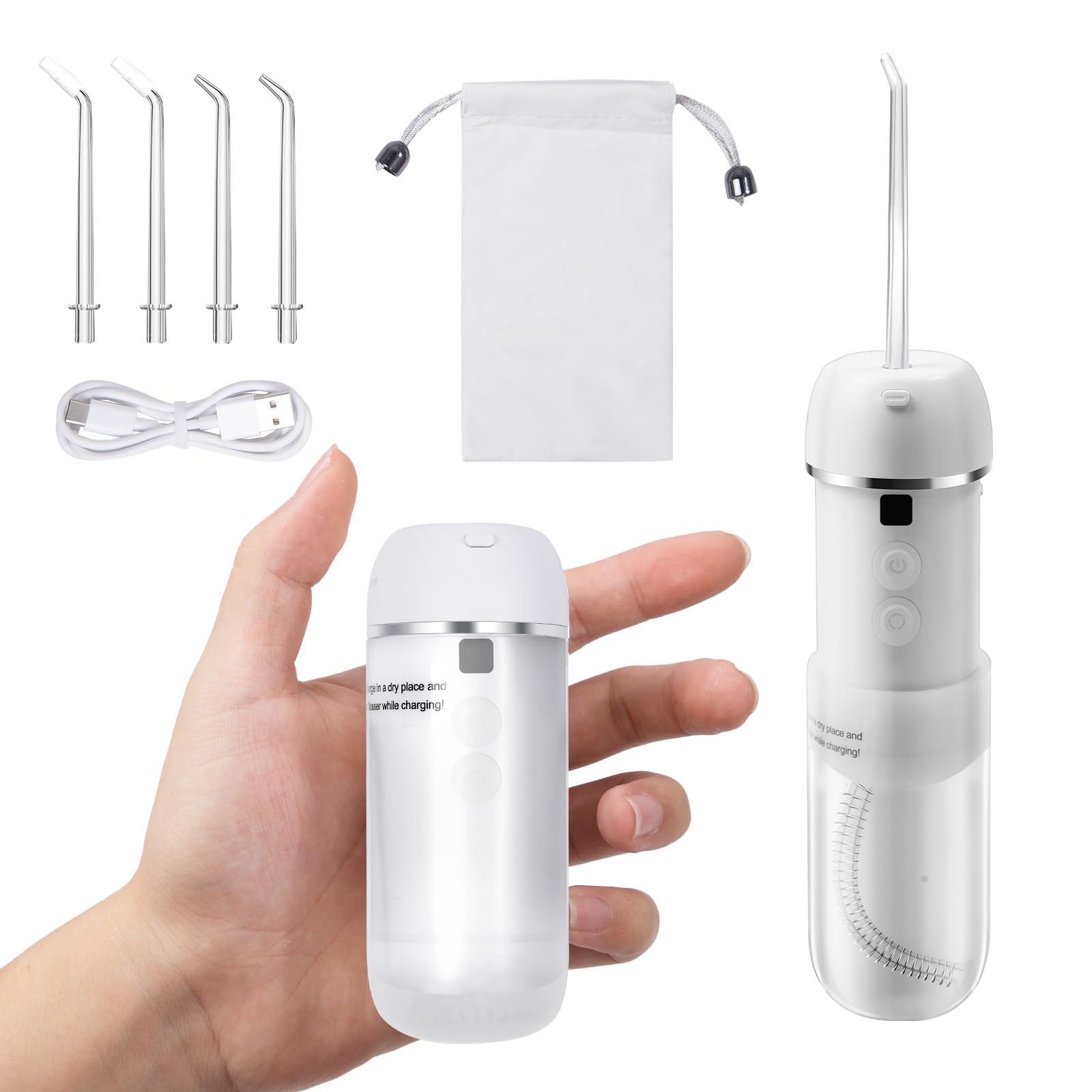 Buy UPTECHWater Flosser for Cordless，Portable Water Dental Flosser for ...