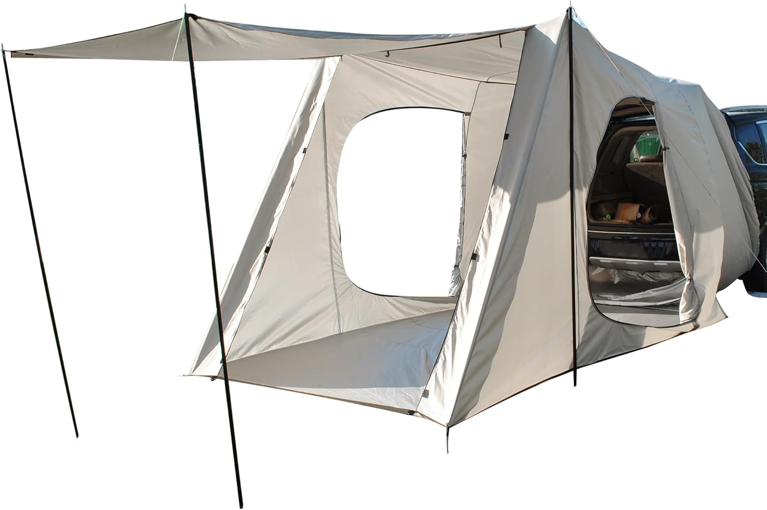 Car Tail Tent for Camping, Fits Most Vehicles, Spacious Design for 3-4 ...
