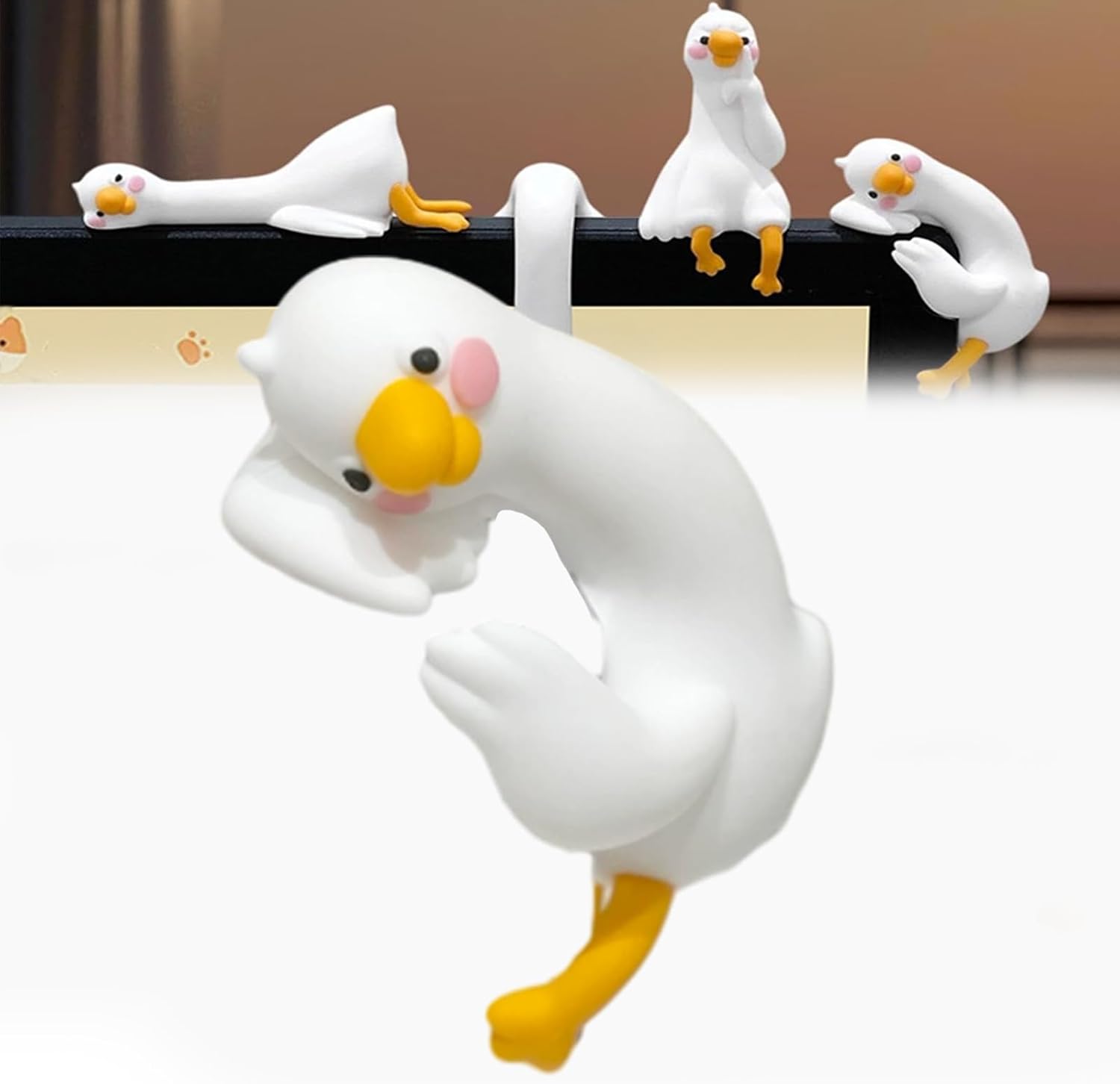 Amazon.com: palnian Lazy Ducks Desk Accessories, Discover Fun Desk ...
