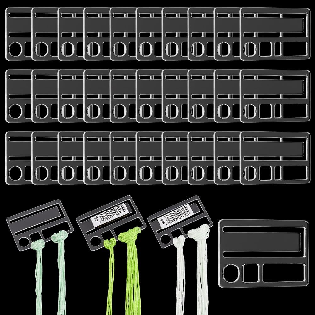 Amazon.com: PH PandaHall Embroidery Floss Bobbins, 50pcs Floss ...