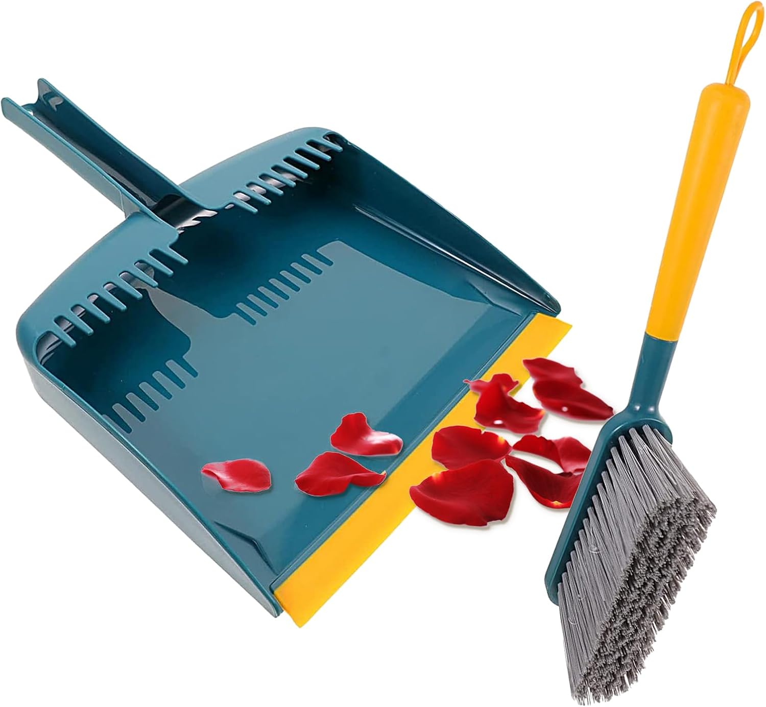 Amazon.com: Dustpan and Brush Set, Portable Cleaning Brush and Dustpan ...