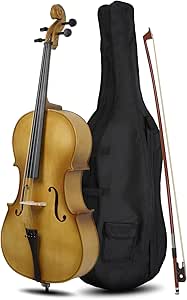 Amazon.com: Ktaxon Full-Size Cello, Beginner Cello 4/4, Acoustic Cello ...