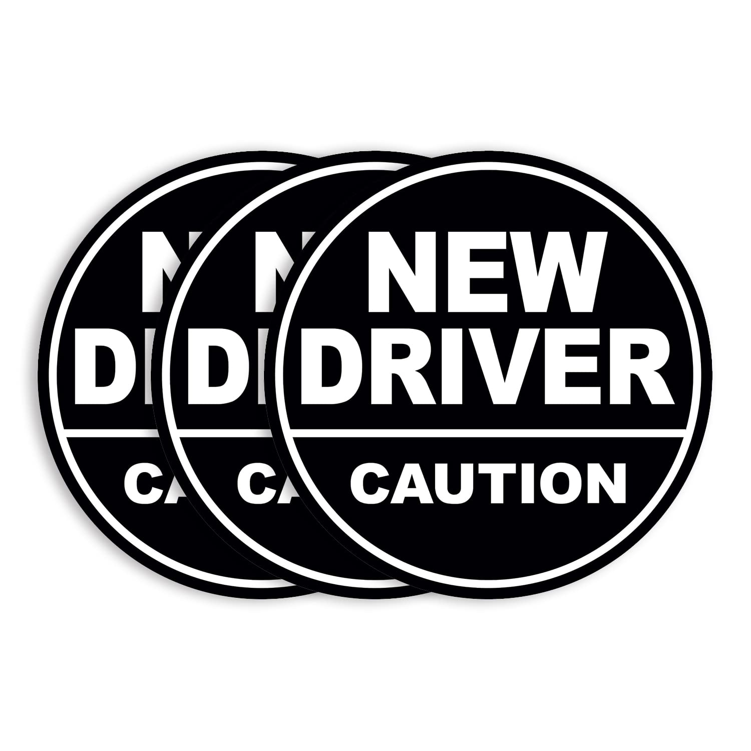 Amazon.com: GEEKBEAR New Driver Car Magnet - Colorful, Reflective ...