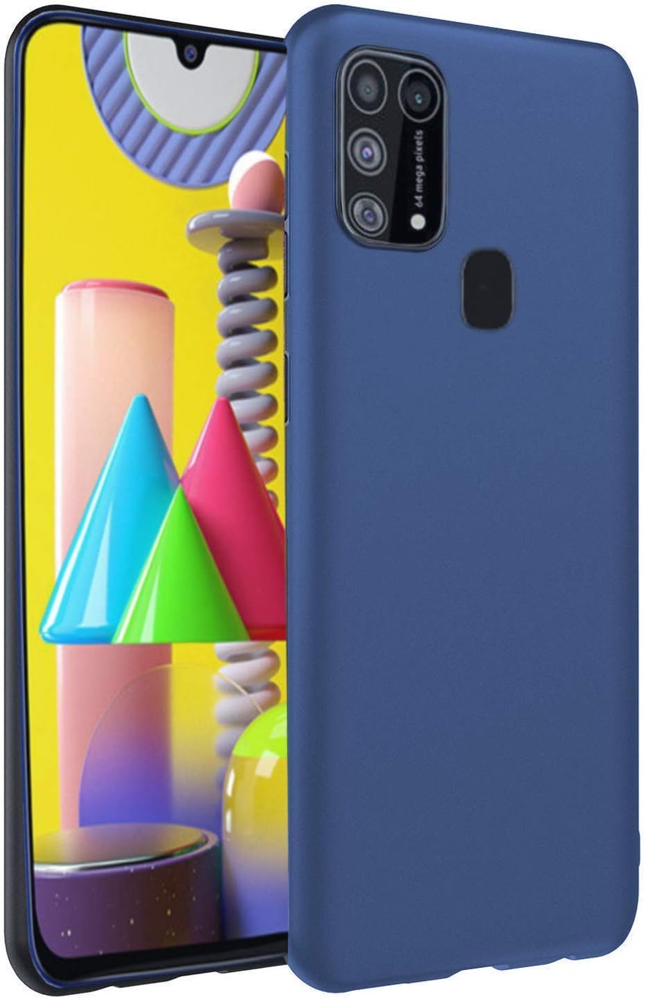 ValueActive Back Cover for Samsung Galaxy M31 Case Cover Rubberised ...