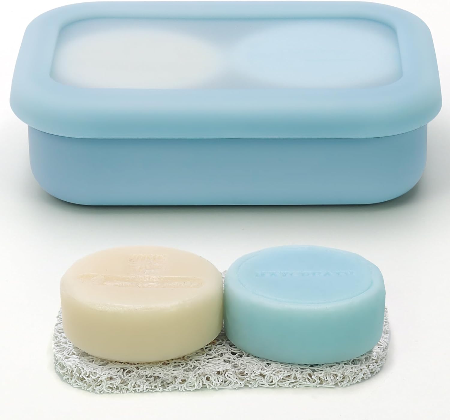 Amazon.com: OZNER Silicone Travel Soap Case for Two Bars, Leak Proof ...