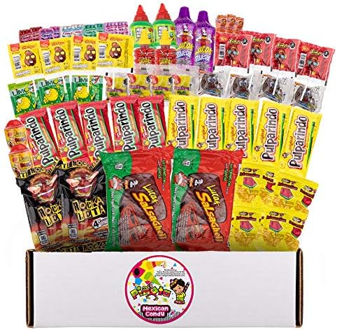 Amazon.com: Pinata Mexican Candy Box (Spicy Sour Mix Mix (2.2 Pounds ...