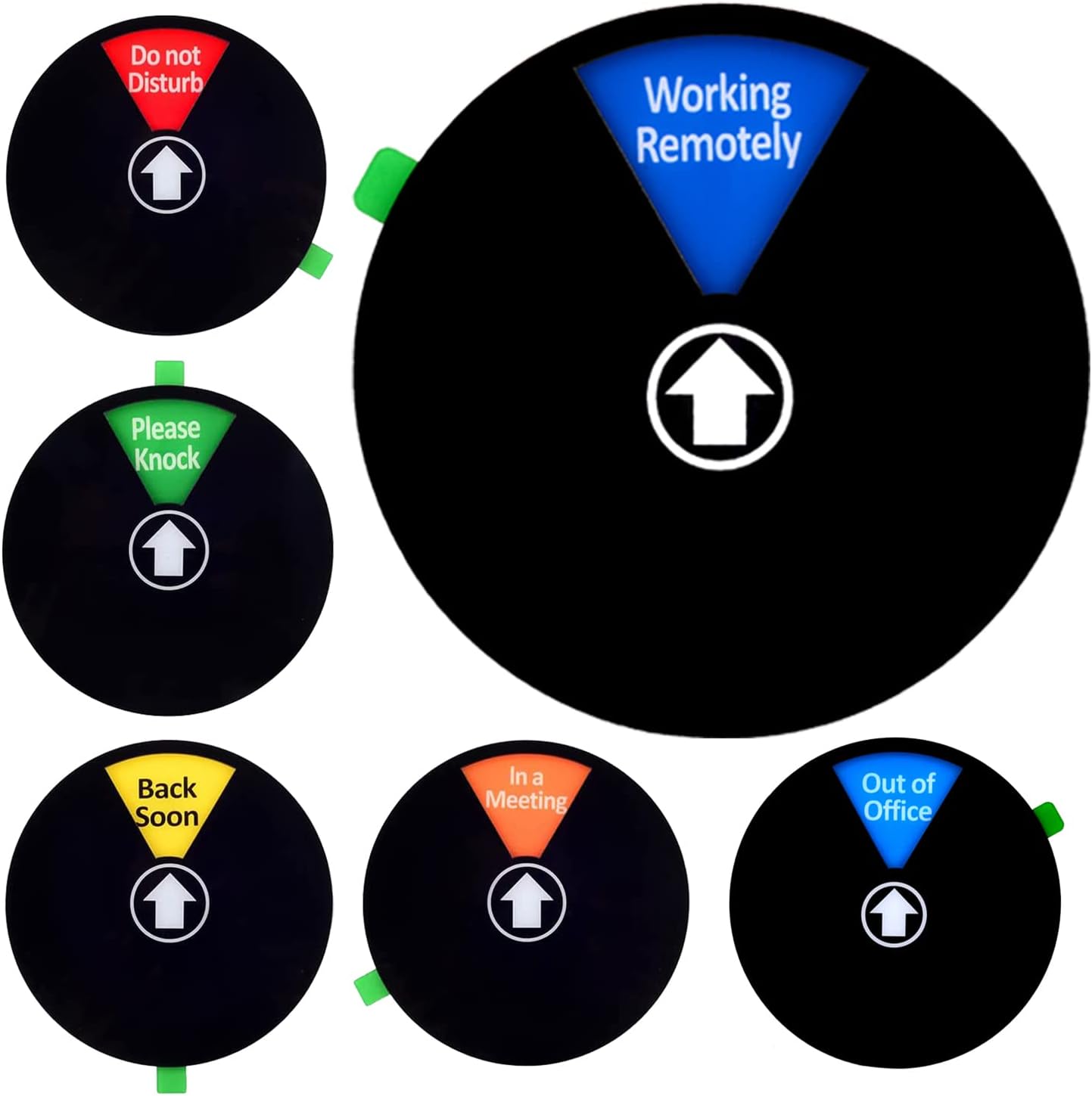 Amazon.com : Kichwit 5" Working Remotely Sign, Do Not Disturb Sign, In ...