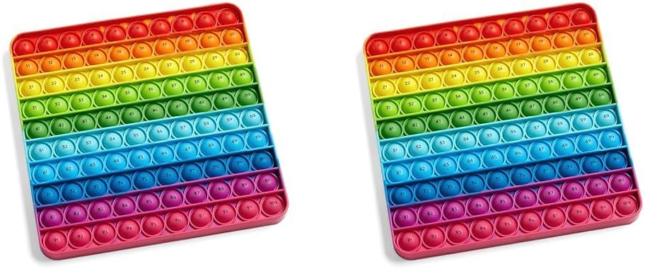 Learning Resources Hundred Board Sensory Bubble Popper, Pop for ...