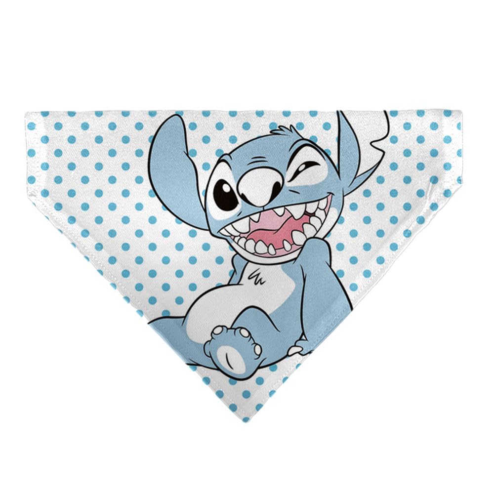 Amazon.com : Disney Pet Bandana Lilo and Stitch Stitch Winking Pose and ...