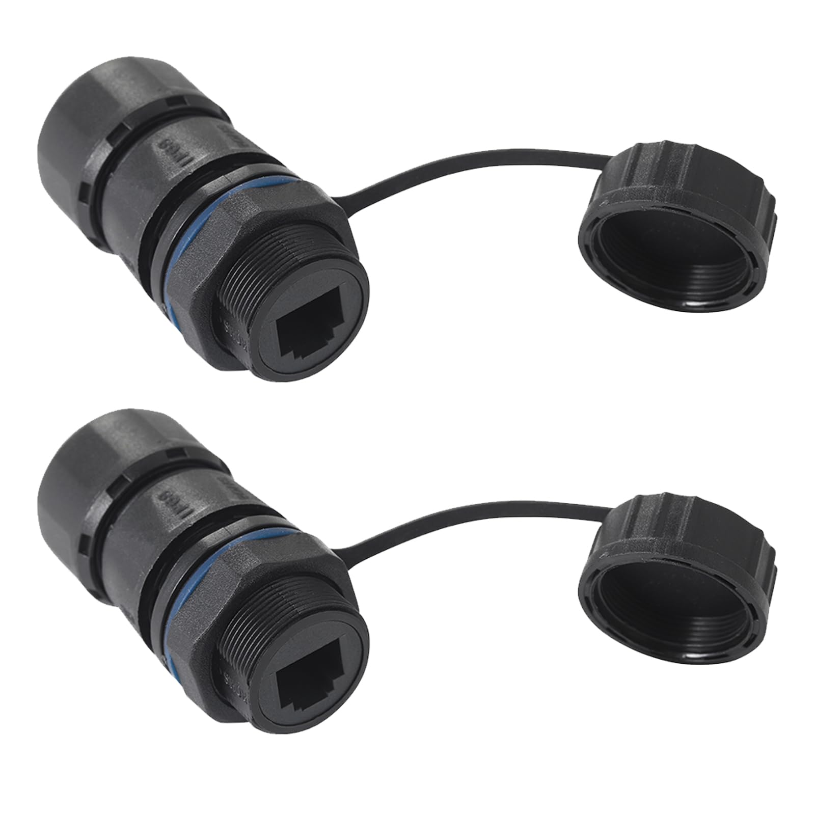 Amazon.com: PENGLIN 2PCS Waterproof RJ11 Coupler, RJ11/RJ12 6P6C Panel ...