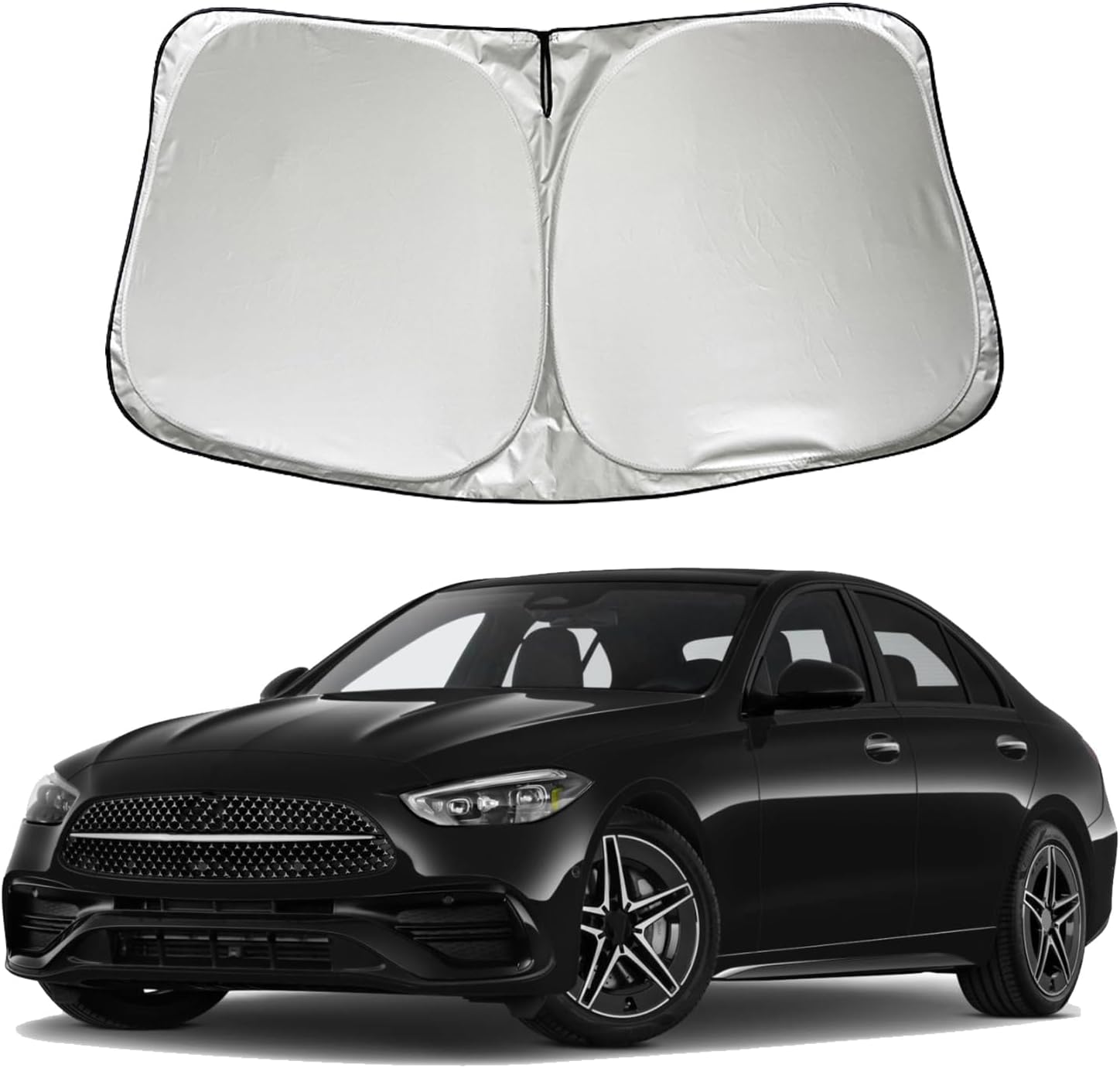 Amazon.com: SZYUCHEN Car Windshield Sun Shade Sunshade Compatible with ...
