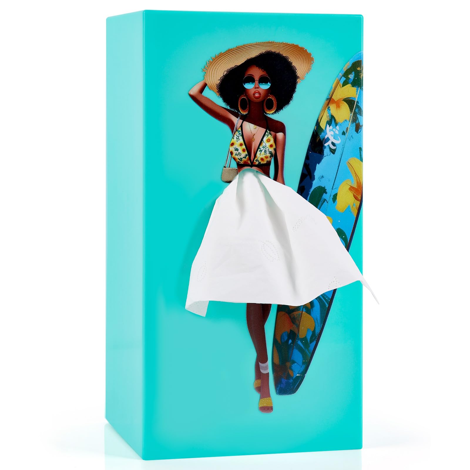 Amazon.com: Funny Tissue Box Holde, Lady Skirt Tissue Box Cover, A ...