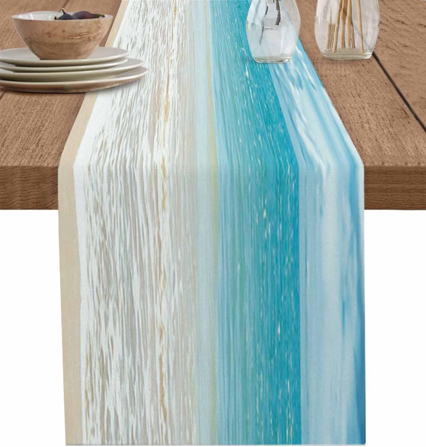 Amazon.com: Gsypo Summer Table Runners 70 Inches Long Tropical Ocean ...