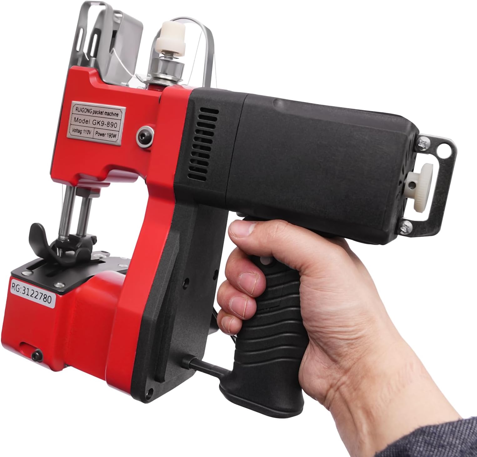 Amazon.com: Portable Electric Sewing Machine, Leather Canvas Sewing ...