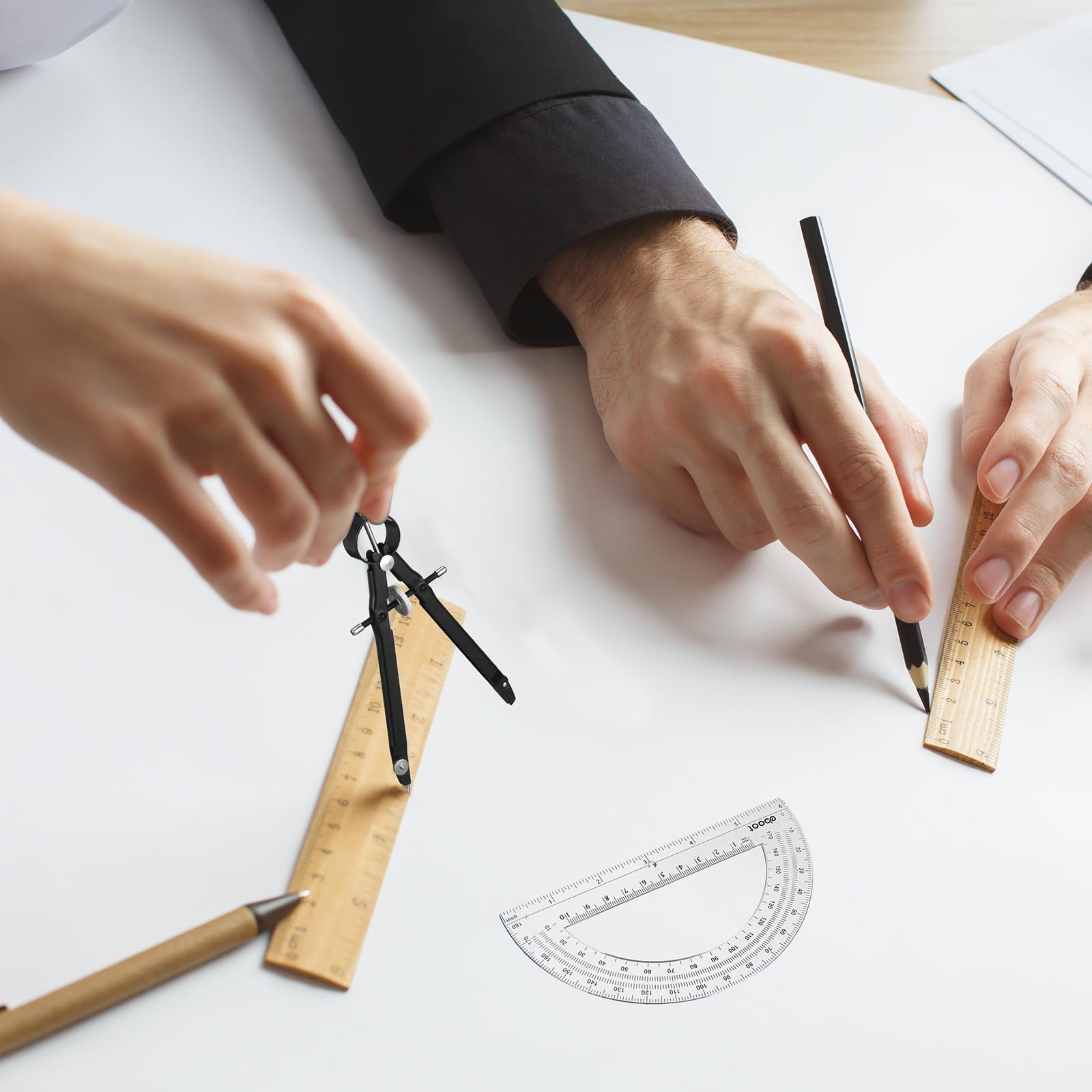 Snapklik.com : EBOOT Student Geometry Math Set, Drawing Compass And 6 ...