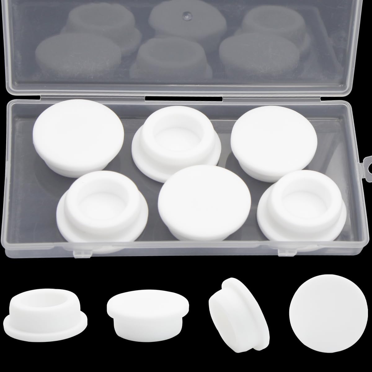 Amazon.com: Bathtub Jet Covers 24 PCS Silicone Hole Plug Waterproof ...