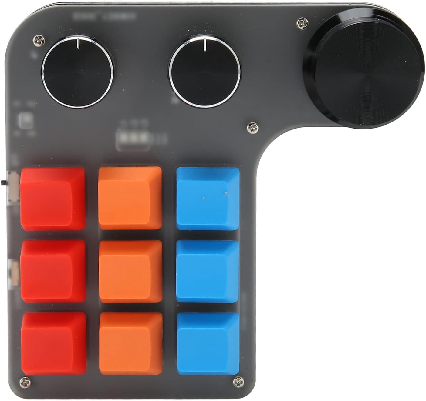 Amazon.com: One Handed Macro Mechanical Keyboard, 9 Keys 3 Knobs RGB ...