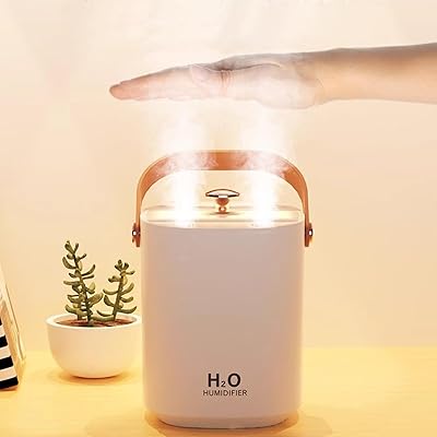 Amazon.com: Small Cool Mist Humidifier:USB Personal Desktop Humidifier ...