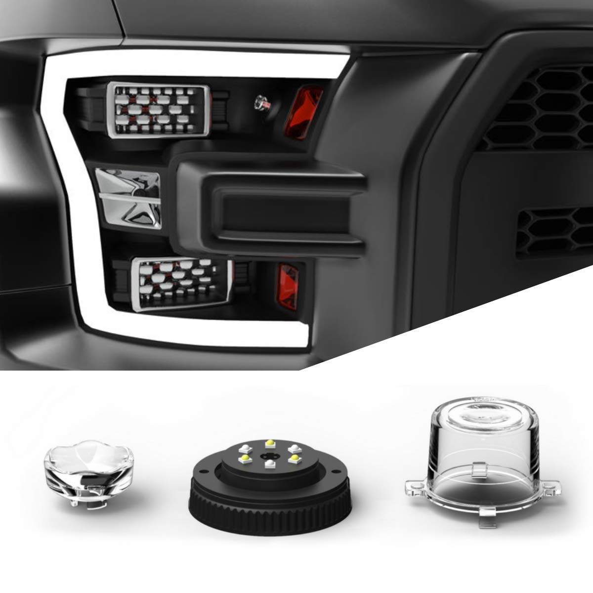 Speedtech Lights Flare 360 Degree Led 18w Strobe Light For Police ...