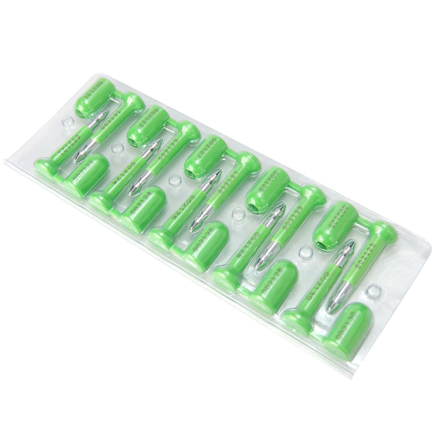 Snapklik.com : Leadseals Green Bolt Seals High Security Cargo Container ...
