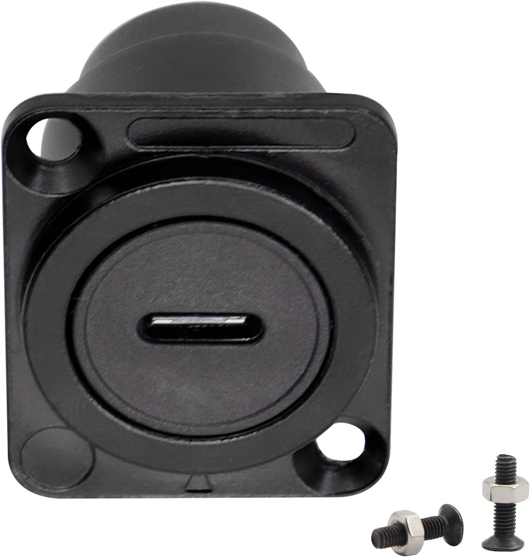 Amazon.com: QIANRENON DB9 Panel Mount Straight Through Connector ...