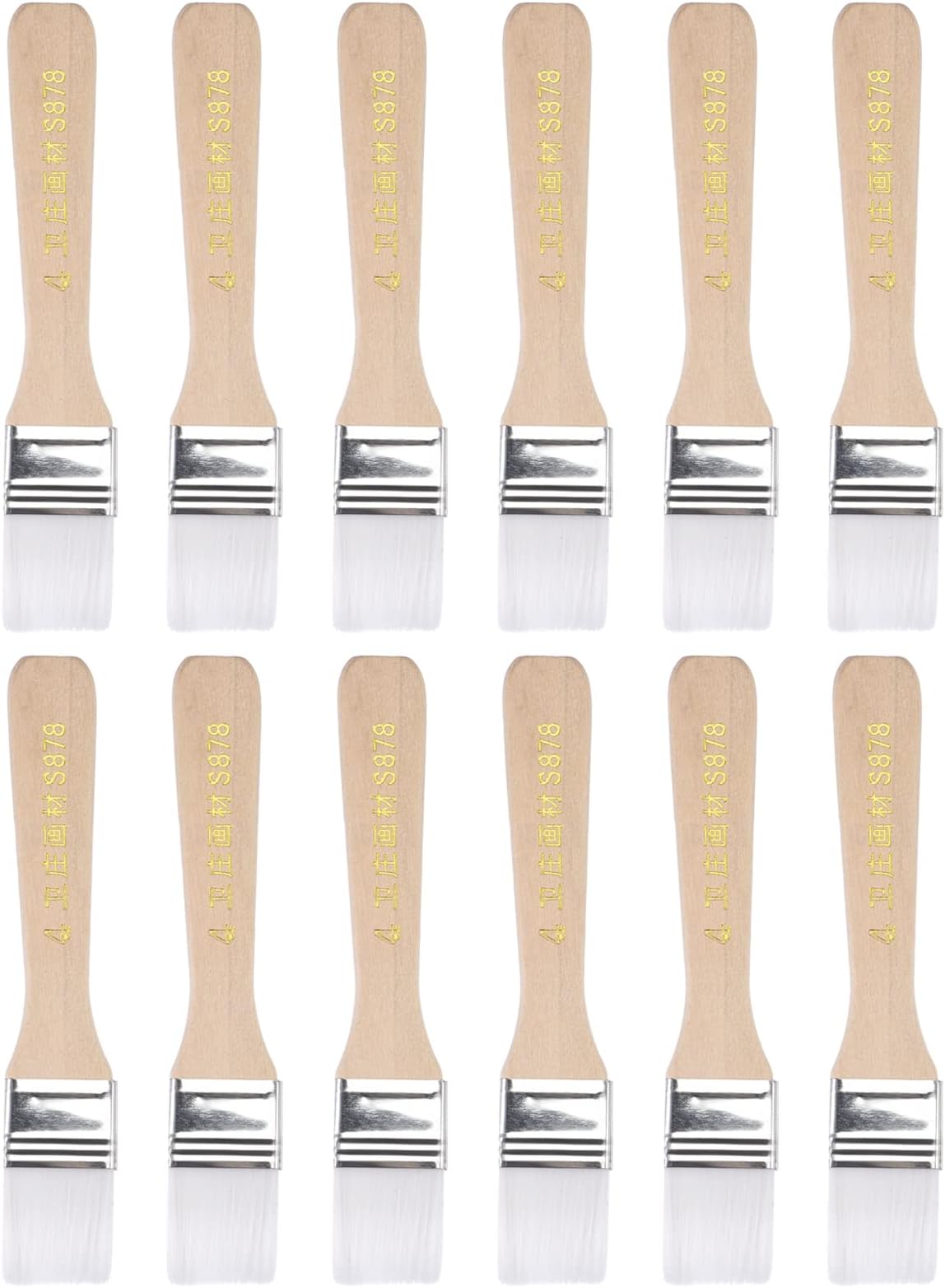 Amazon.com: Pro Grade - Chip Paint Brushes - 12 Ea 1 Inch Chip Paint ...