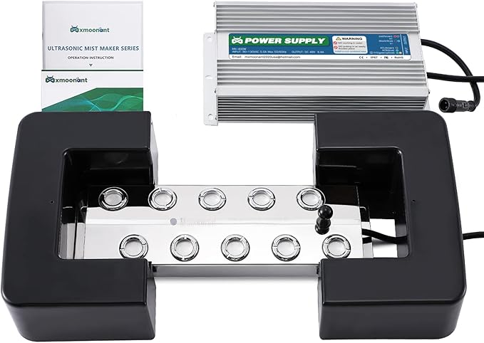 Amazon.com: Mxmoonant 10 Head Ultrasonic Mist Maker Fogger 7000 ml/H ...
