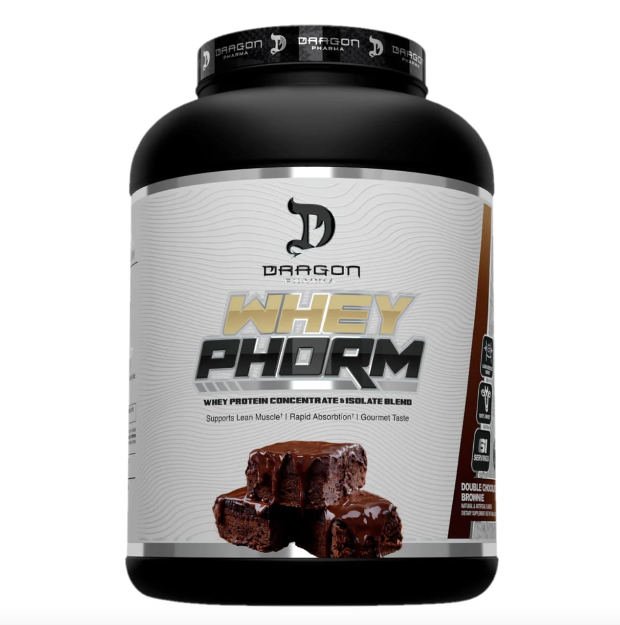 DRAGON WHEYPHORM 5 LBS DOUBLE CHOCOLATE BROWNIE : Amazon.com.mx: Salud y Cuidado Personal