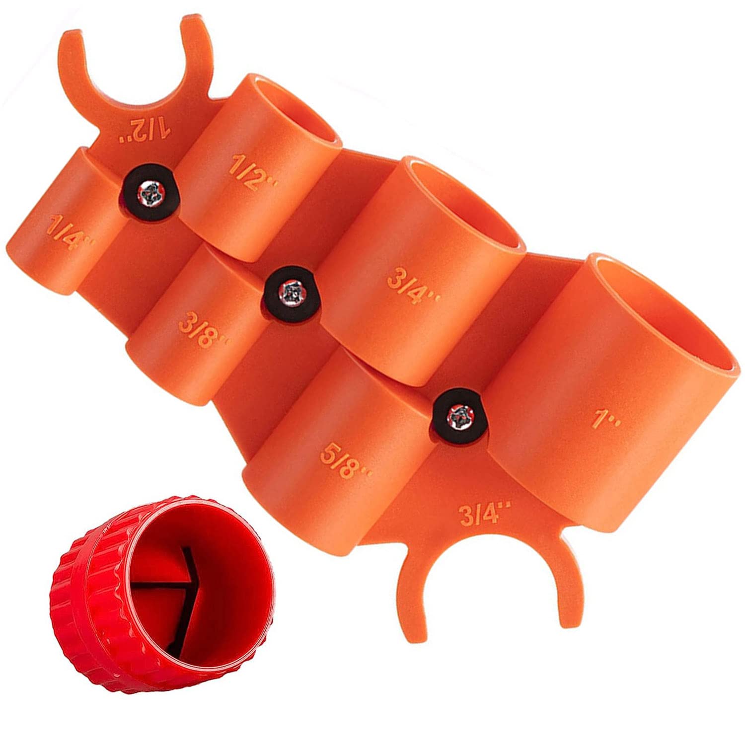 Snapklik.com : 1/4 - 1 Depth Gauge And Pipe Deburring Tool Kit, 1/8 To ...