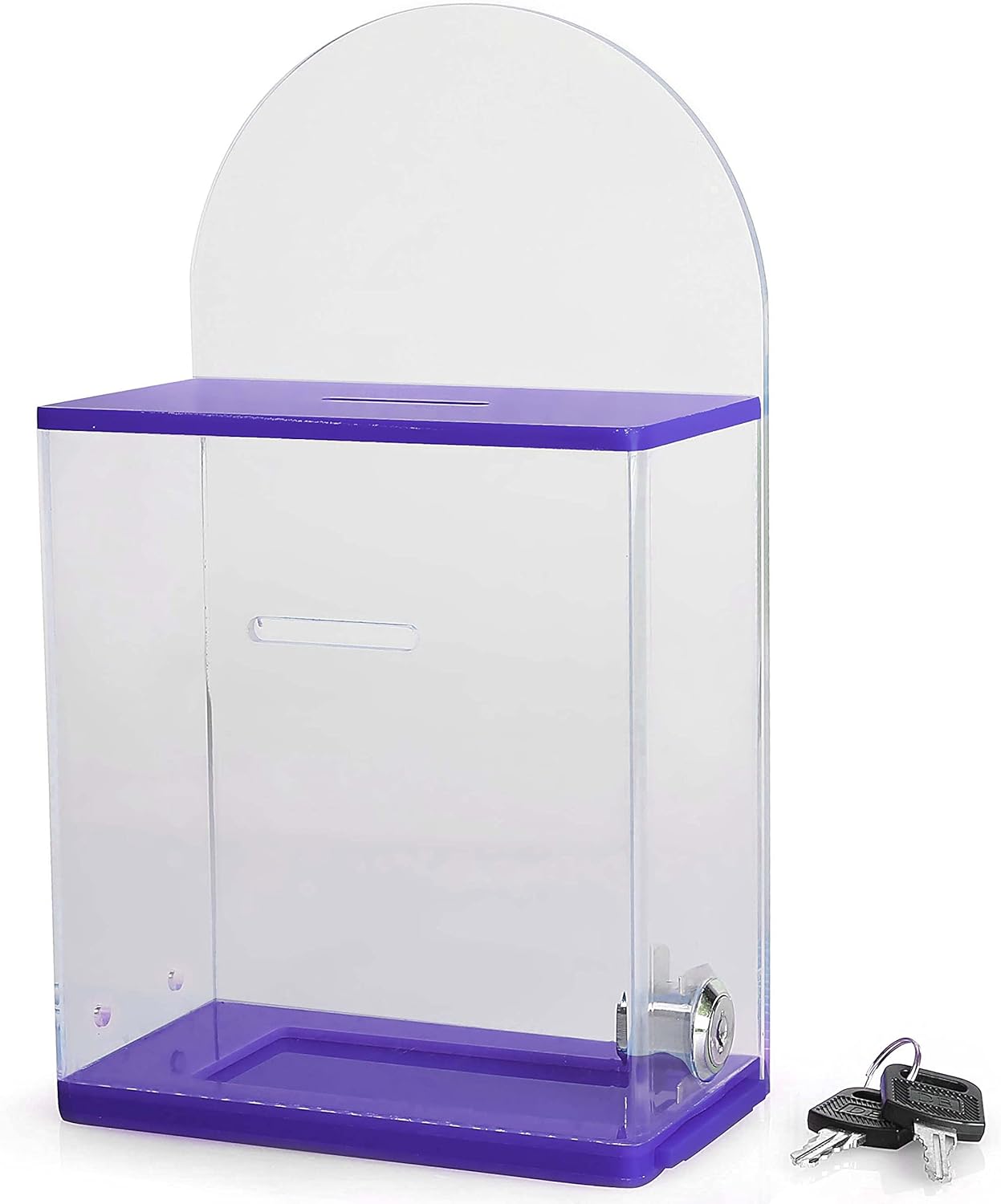 Amazon.com: Acrylic Donation Suggestion collection Box Pre Drilled ...