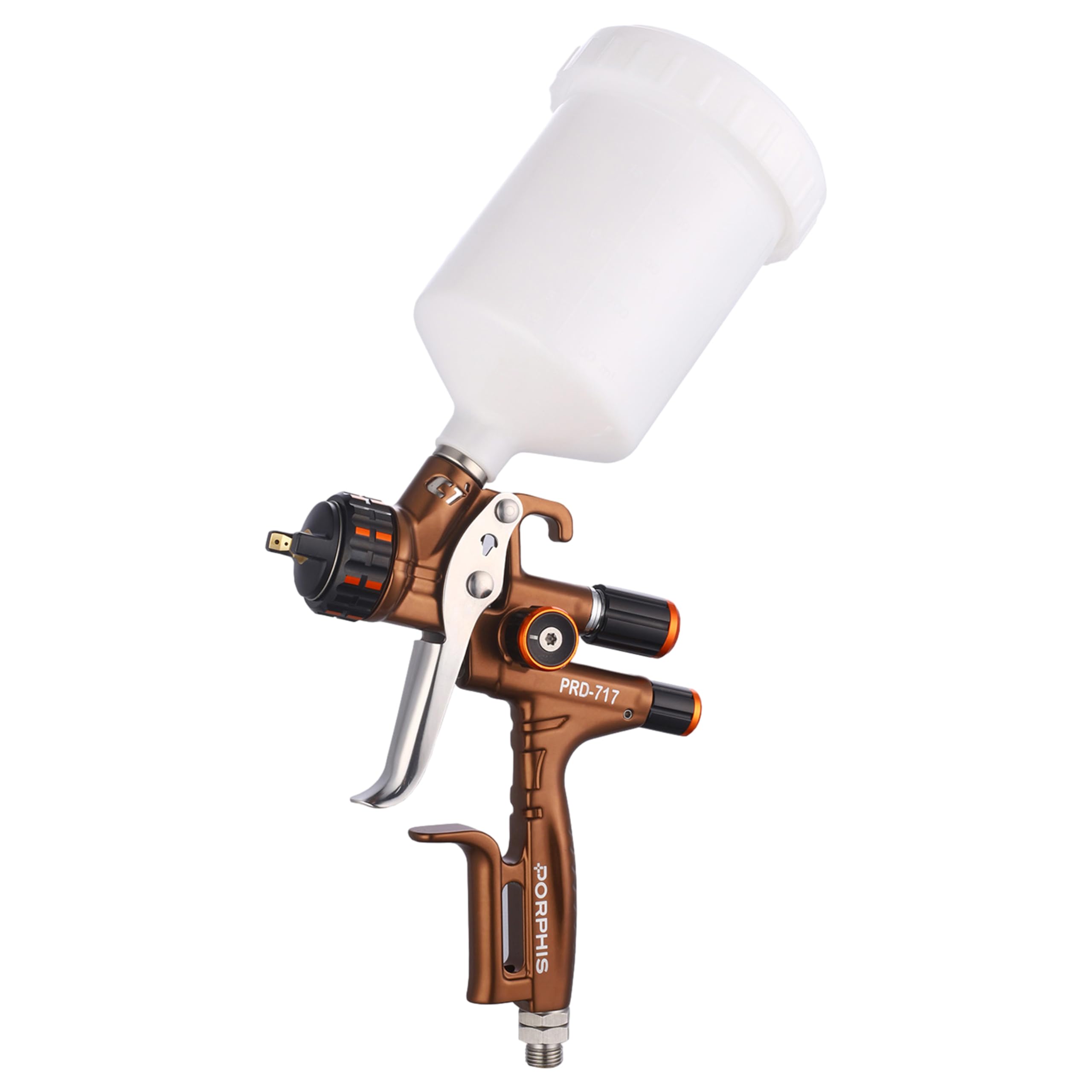 Amazon.com : PORPHIS Paint Spray Gun PRD-717 VS Type with Split Nozzle ...