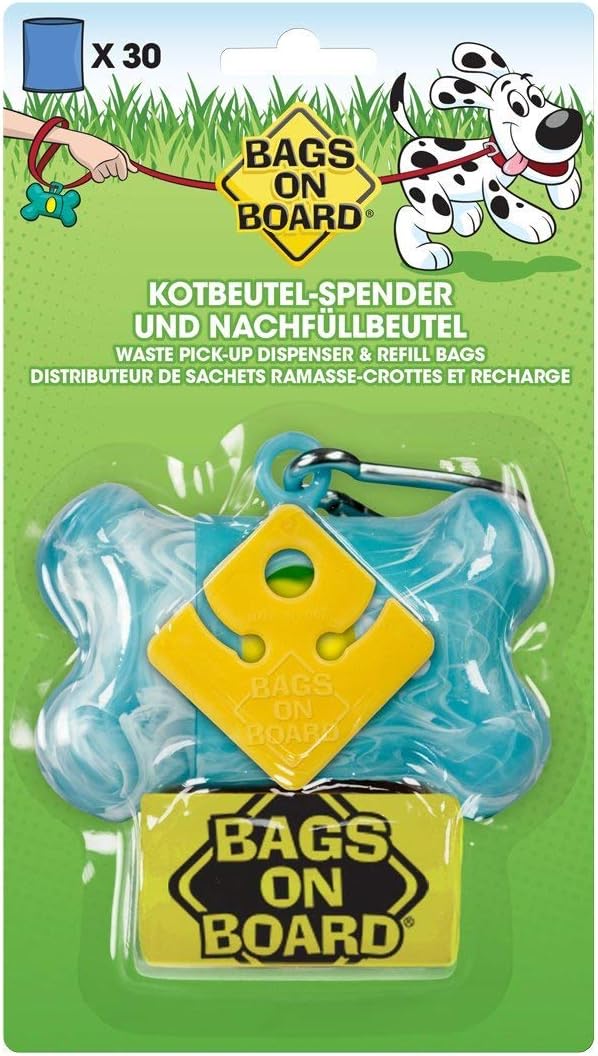 Amazon.com : Out! Bone Dispenser for Dogs with 30 Waste Pick-Up Bags ...