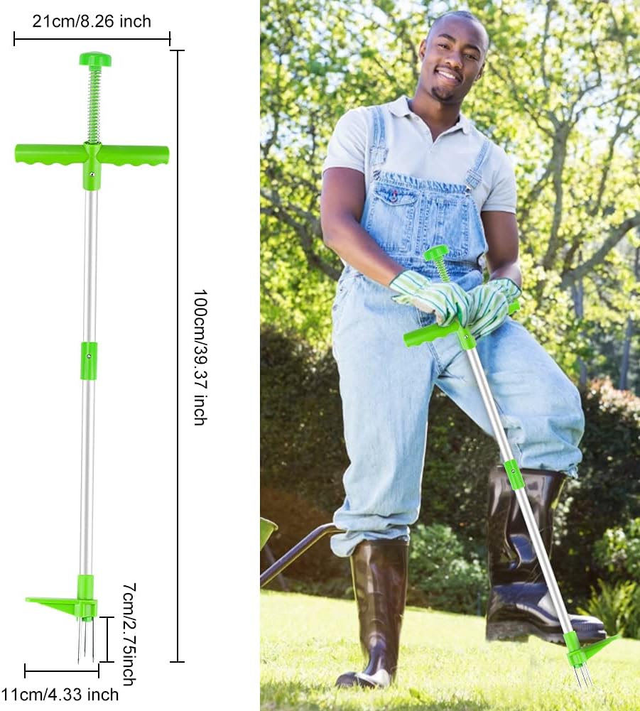 LINGSFIRE Weed Puller Manual Weeders Twist Stand Up Weeding Tools ...