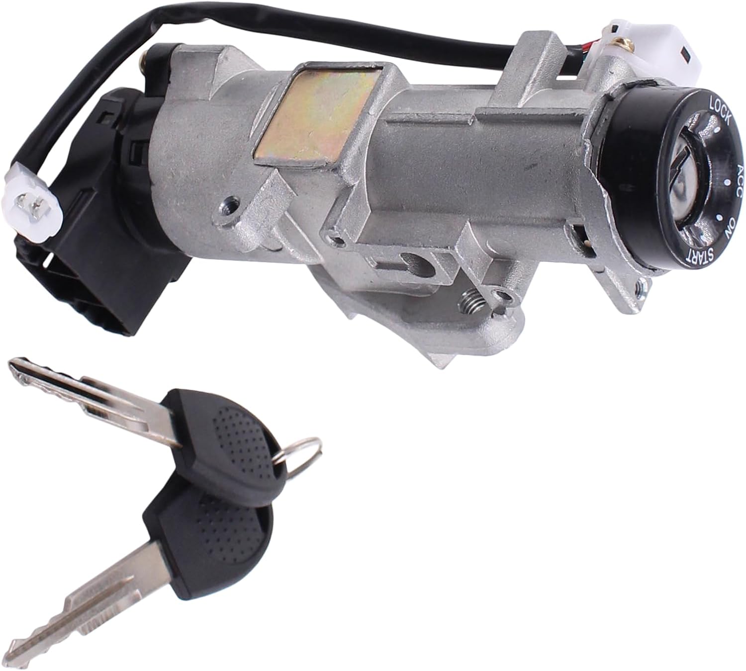 Amazon.com: MOTOKU Ignition Lock Housing and Cylinder Switch Keys ...