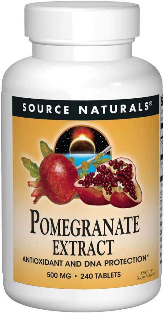 Amazon.com: Source Naturals Pomegranate Extract, Antioxidant and DNA ...