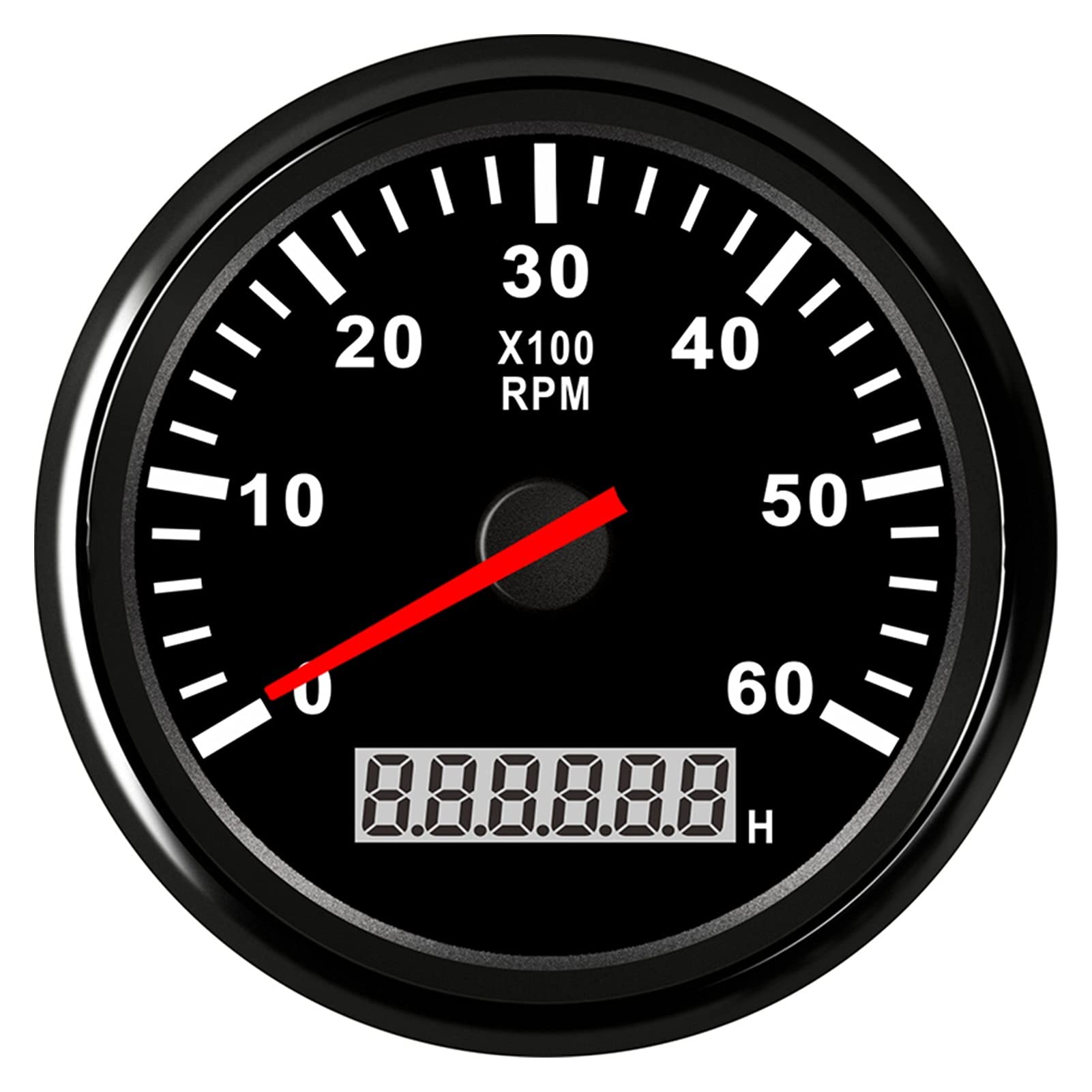 Buy PINGYAYANG Car 85 Mm Tachometer REV Counter Fit For Outboard Motor ...