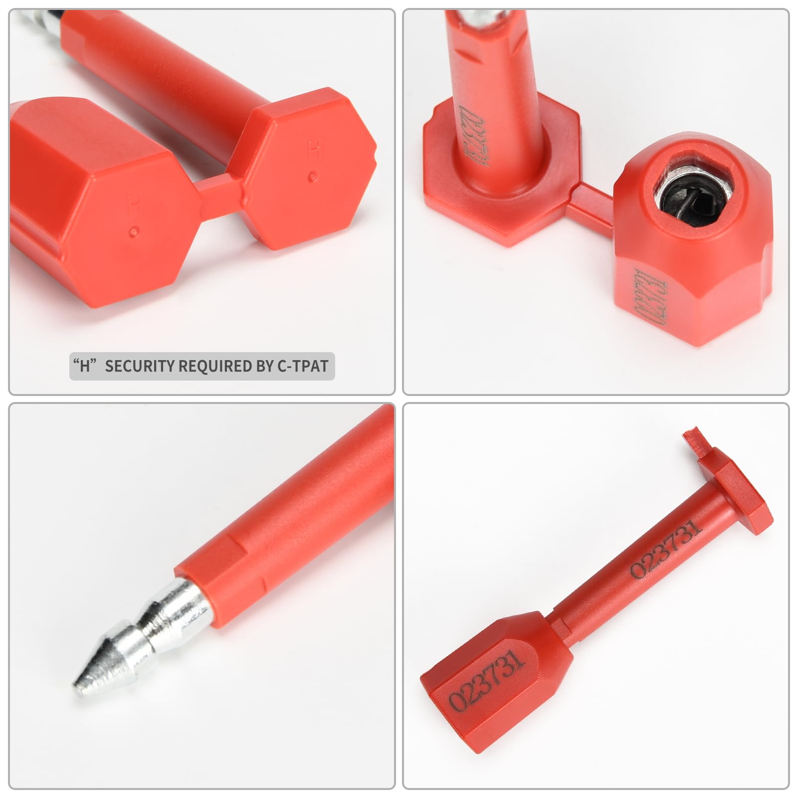 Snapklik.com : LeadSeals 20PCS Long Bolt High Security Shipping ...
