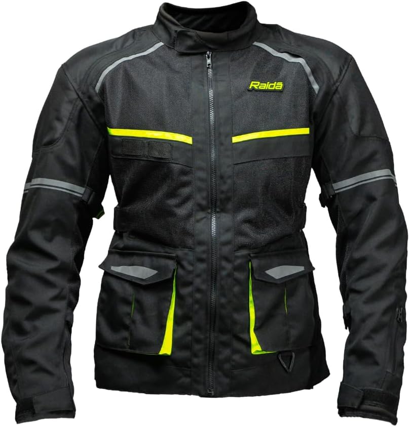 Raida Rover Touring Motorcycle Jacket | Level 2 Armors | Lumbar Support ...
