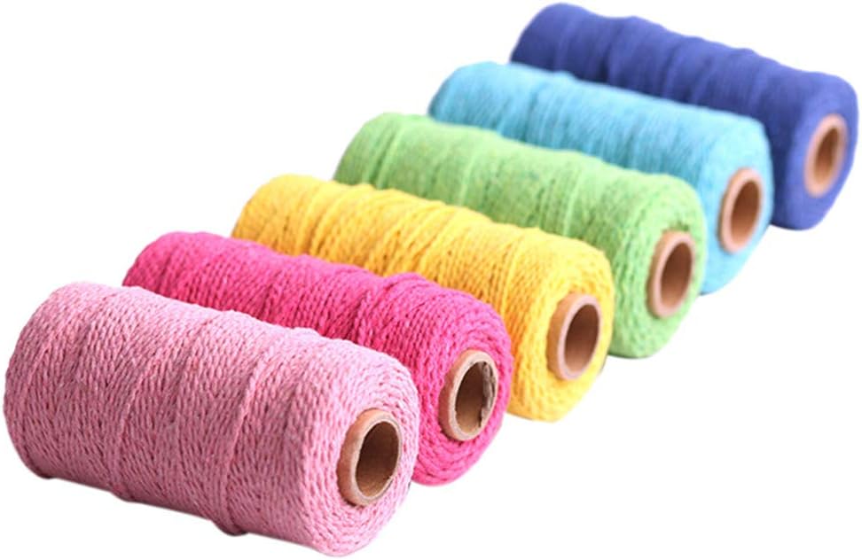 Amazon.com: Macrame Cord, 100m Long/100yard Pure Cotton Twisted Cotton ...