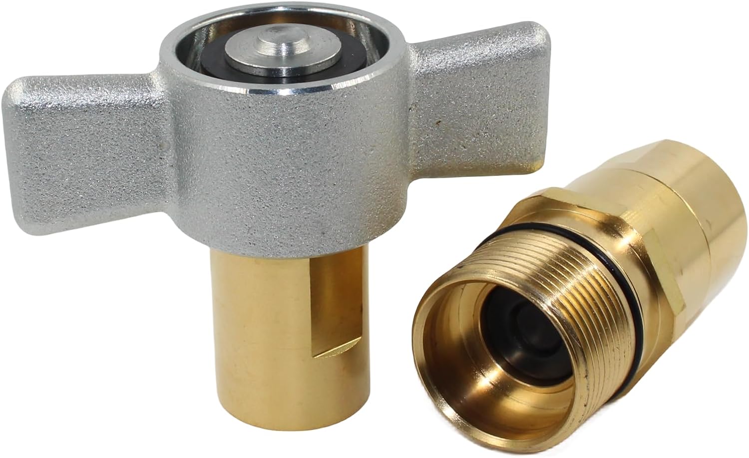 Amazon.com: 1" NPT Wet-Line Wing Nut Heavy Duty Hydraulic Quick ...