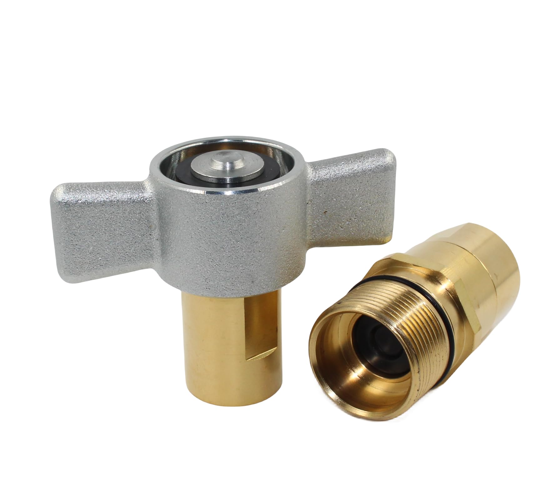 Amazon.com: 1" NPT Wet-Line Wing Nut Heavy Duty Hydraulic Quick ...