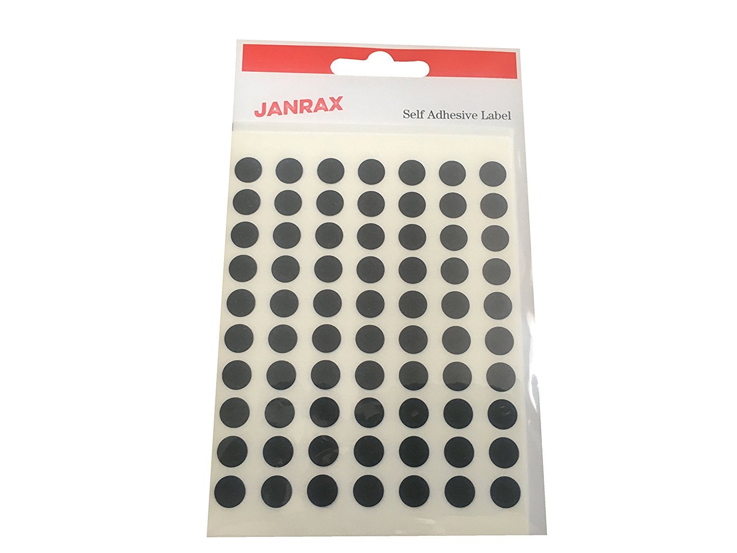 Pack of 560 Self Adhesive Black 8mm Round Labels - Stickers : Amazon.co ...