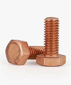 Amazon.com: M3 M4 M5 M6 M8 M10 M12 M16 T2 Pure Copper Outer Hexagon ...