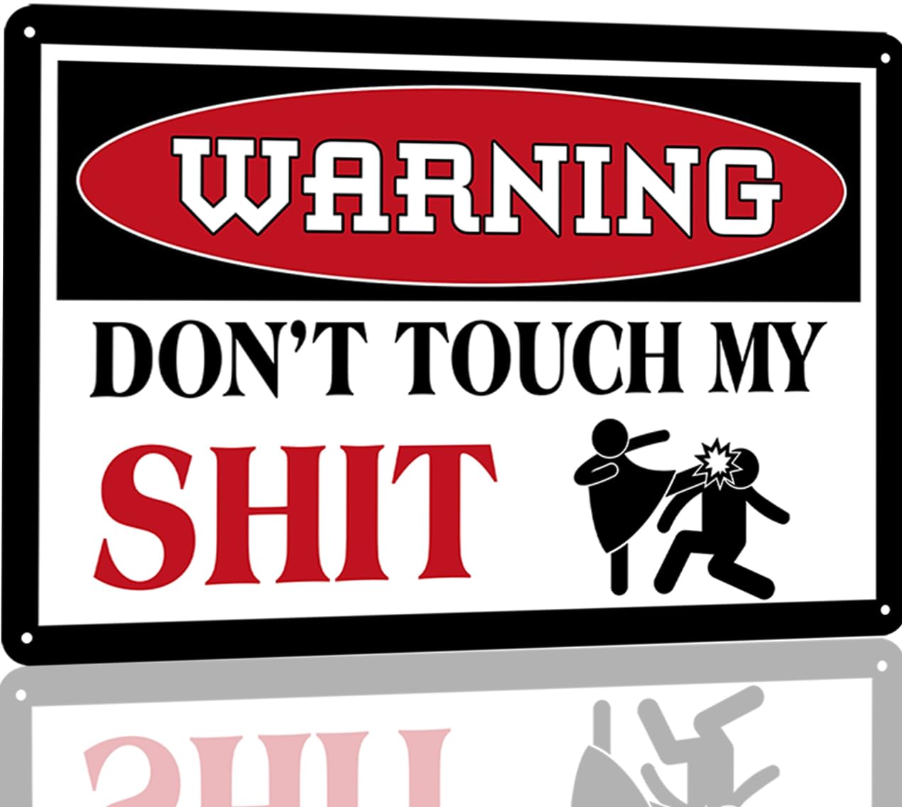 Amazon.com: Funny Warning Tin Sign Man Cave Decor Garage Gifts For Men ...