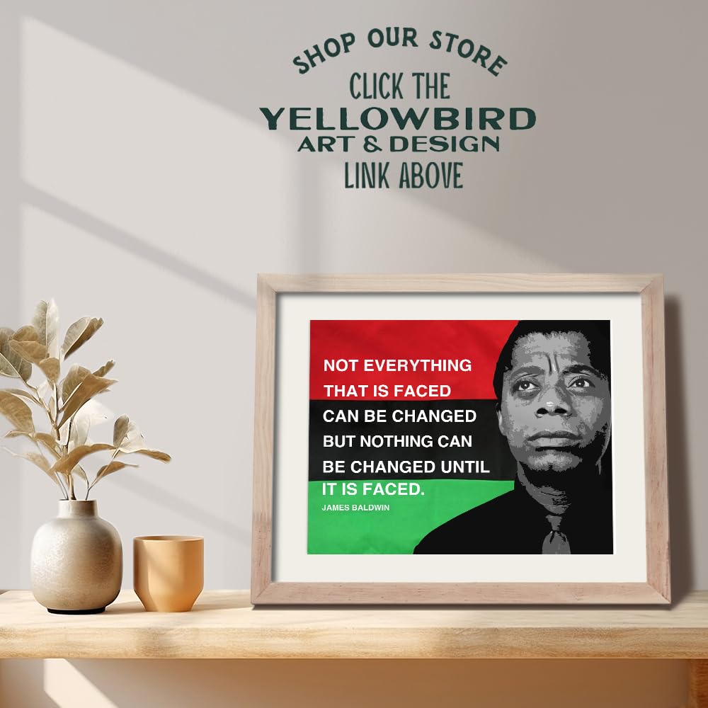 Snapklik.com : James Baldwin Quote Black History Wall Art - 11x14 ...