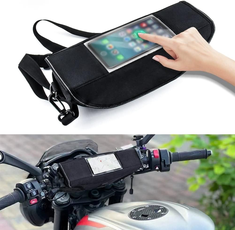 Amazon.com: OLizee Motorcycle Phone Bag - Handlebar Storage for BMW ...