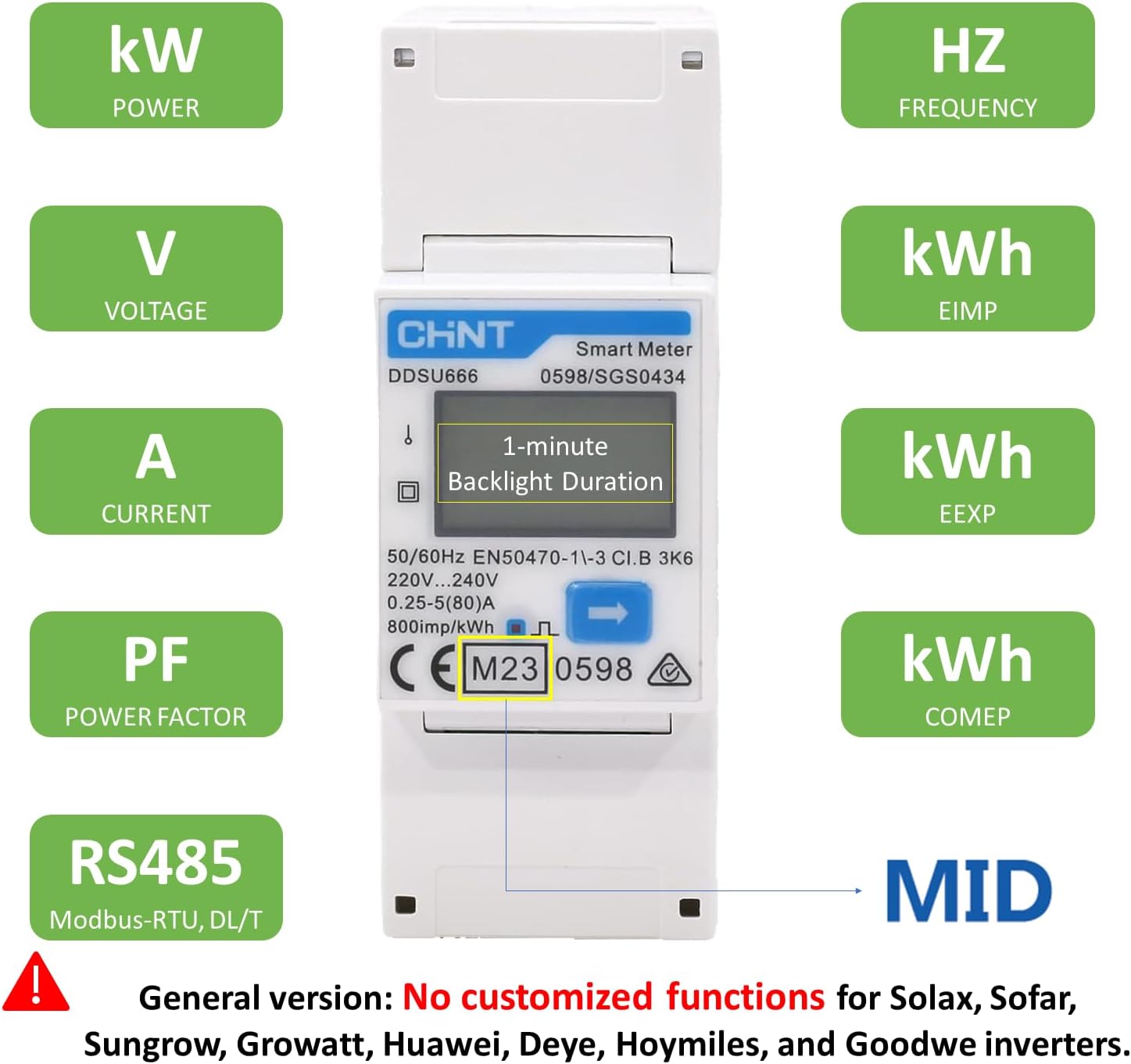 CHINT DDSU666 Single-Phase Smart Energy Meter User Manual