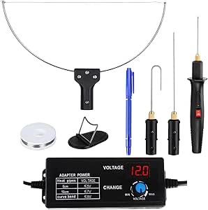 4 in 1 Hot Wire Foam Cutter Set with Digital Voltage Controller, Pro Temperature Control ...