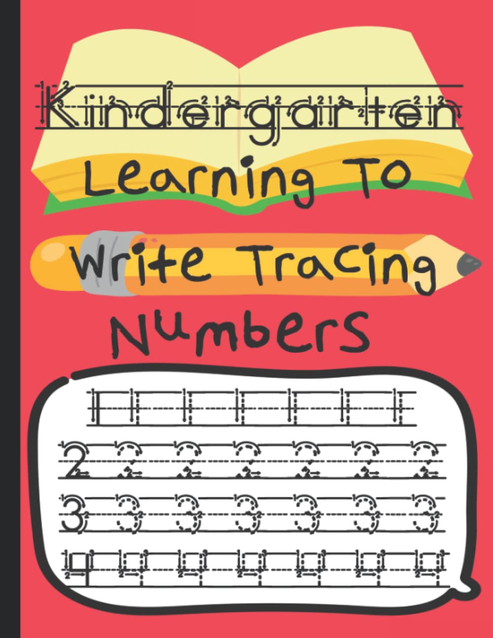 Buy Kindergarten Learning To Write Tracing Numbers 1-100: Kindergarten ...